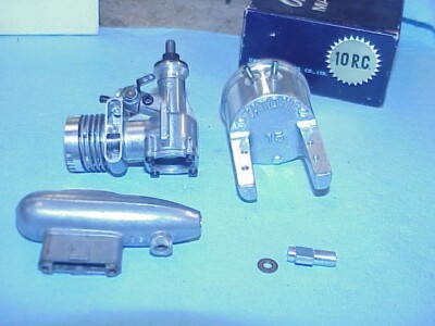 Vintage OS Max 10 With Muffler RC 2 Stroke Airplane Engine | eBay