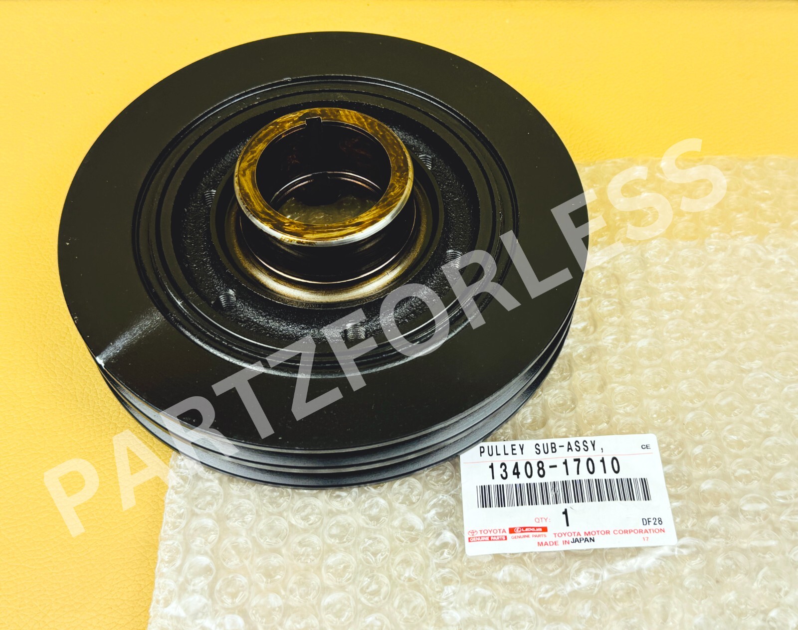 13408-17010 TOYOTA GENUINE Land Cruiser PULLEY, CRANKSHAFT 1340817010 ...