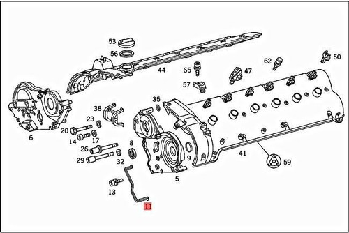 Genuine MERCEDES Front cover Gasket 1200150620 | eBay