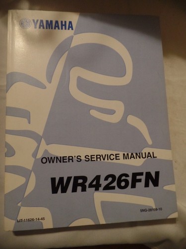 Nos Manuel De Service Yamaha WR426 FN WR 426 LIT-11626-14-45 | eBay