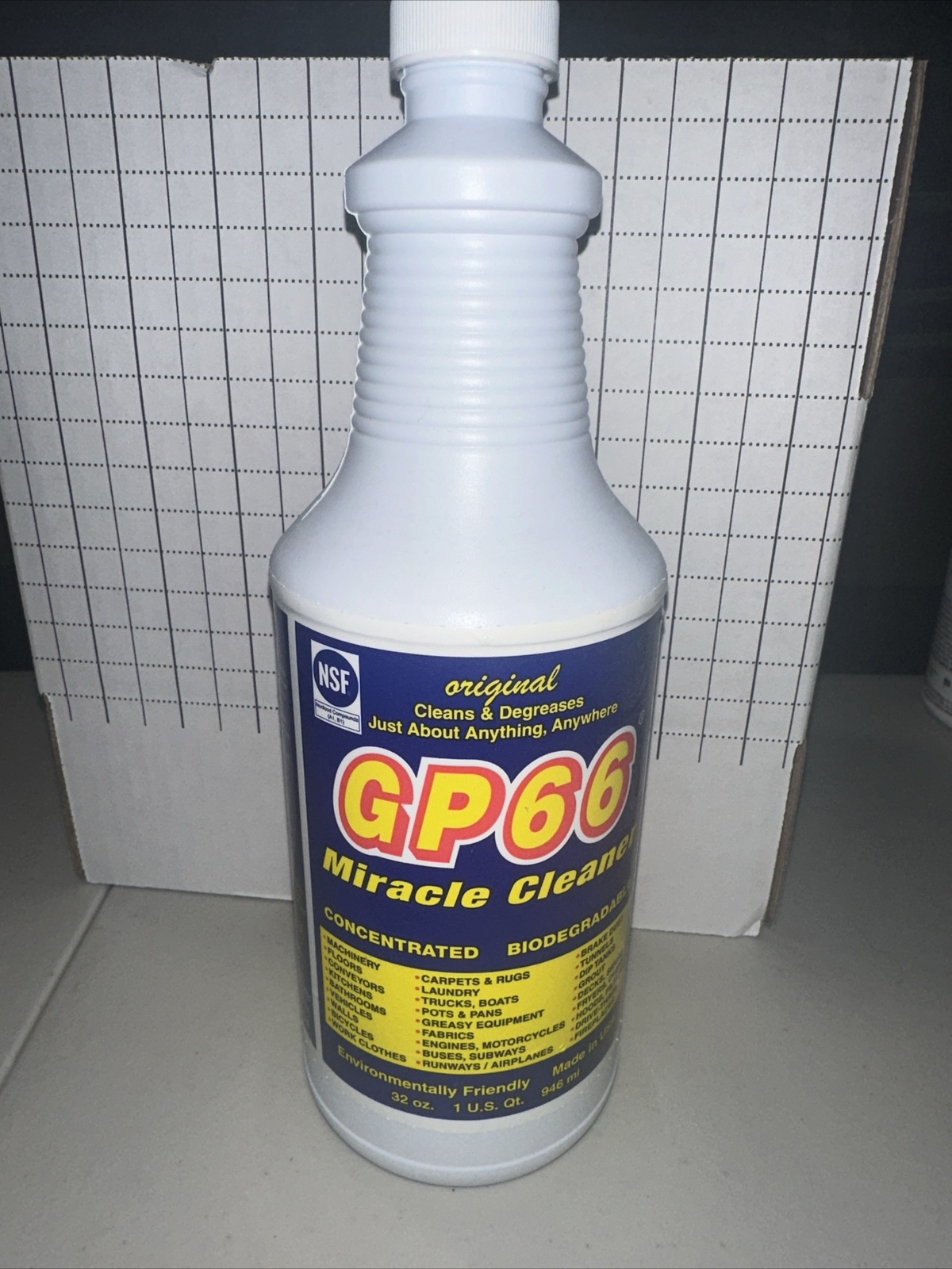 Gp66 Miracle Cleaner Concentrated Cleans & Degreases 32 Oz for sale ...