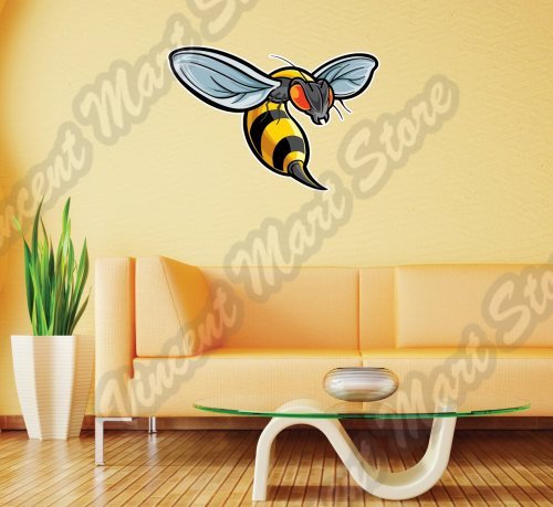 Bee Wasp Hornet Insect Cartoon Kids Wall Sticker Room Interior Decor 25 ...