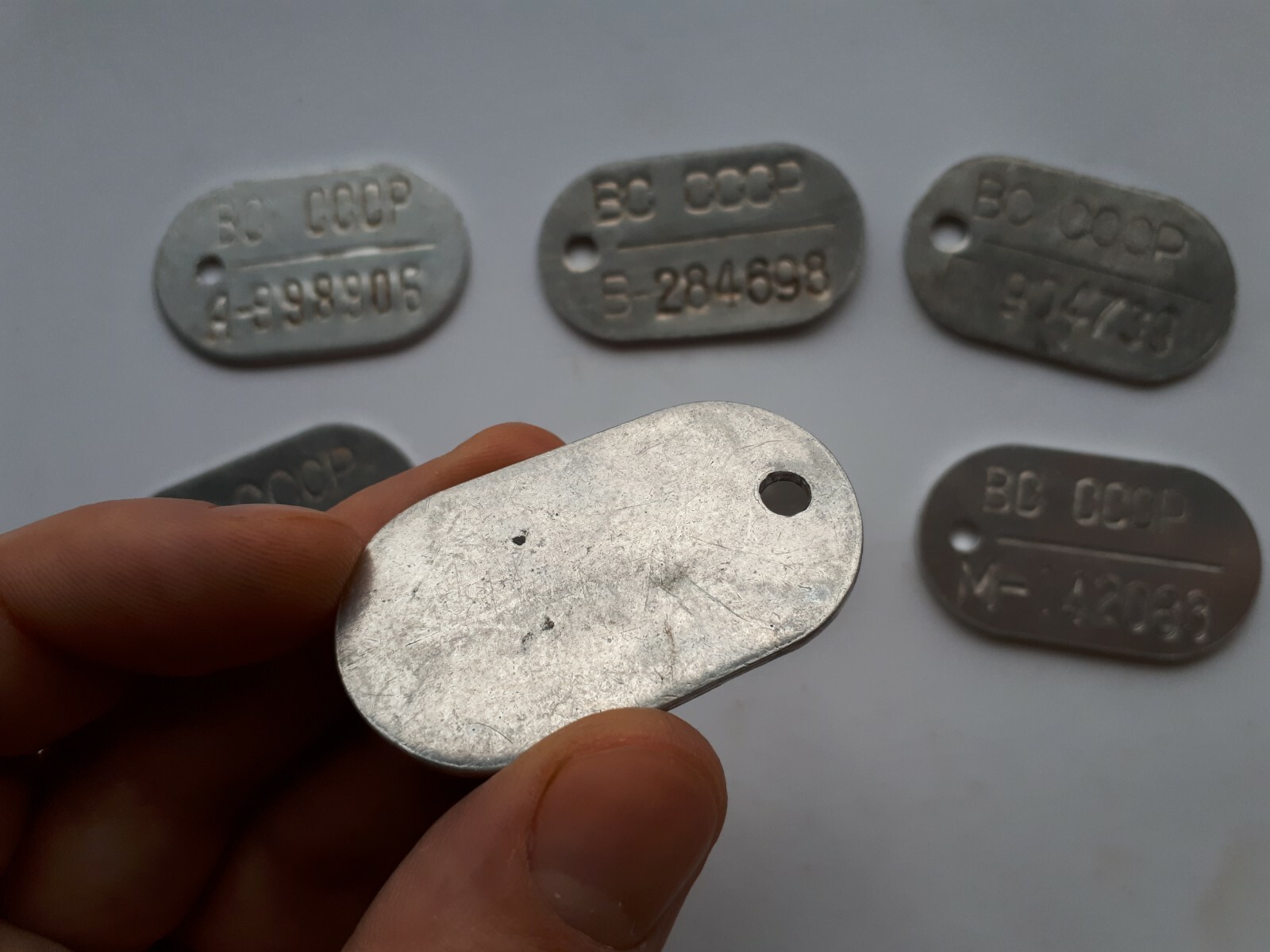 Dog Tag ID Soviet Army Russia USSR afganistan war officer old military ...