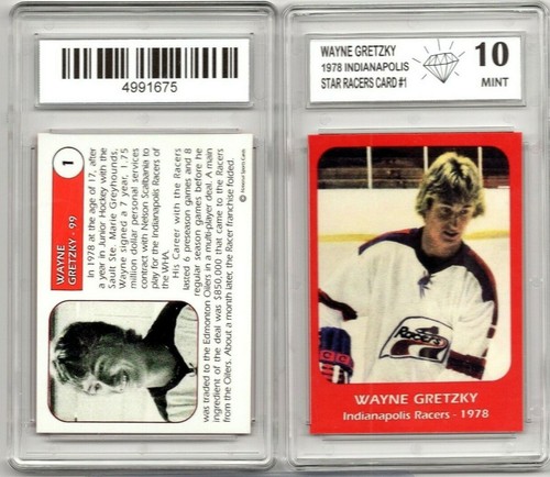 1978 NATIONAL SPORTS CARD WAYNE GRETZKY #1 INDIANAPOLIS RACERS GRADED ...