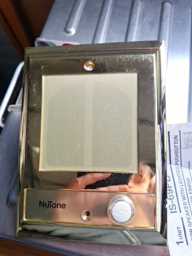 NuTone Intercom Door Speaker | IS-69 | eBay
