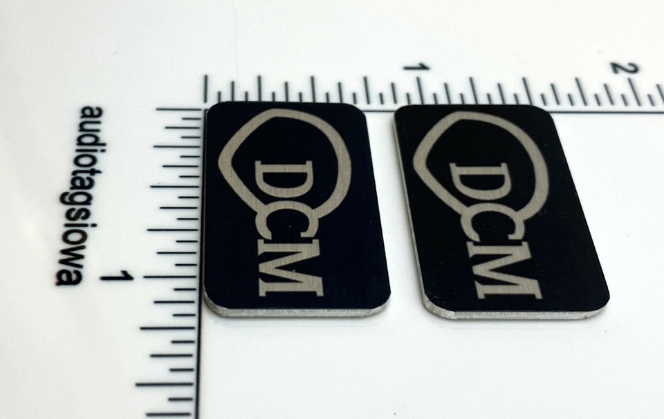 DCM Time Window - Time Frame Speaker Badge Logo Custom Pair | eBay