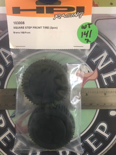 Hpi 103008 Sqaure Step Front Tire (2pc) Brama 18B/Front Orignal ...