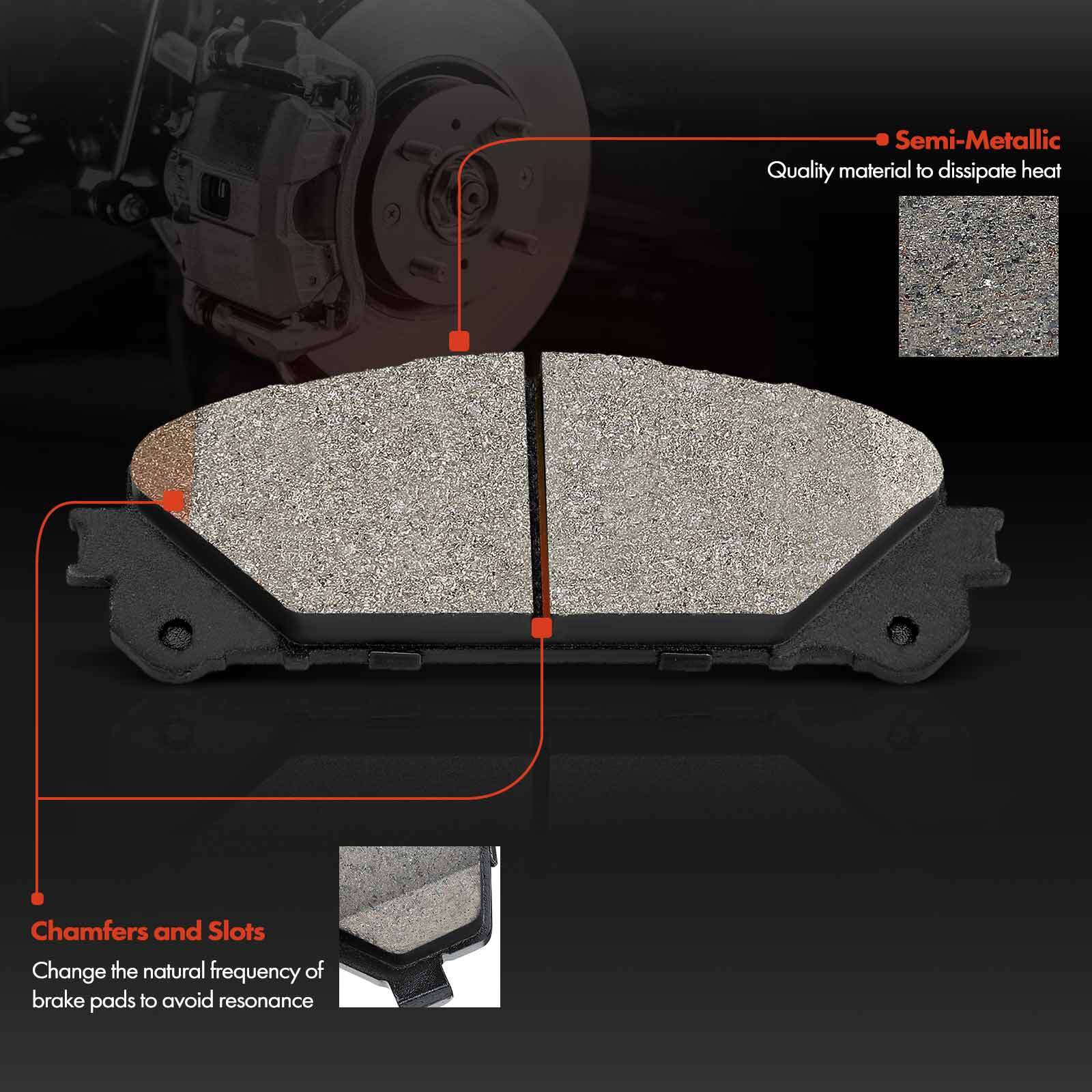 Brake Discs & Brake Pads Front for Toyota RAV4 IV Alphard Lexus NX RX ...