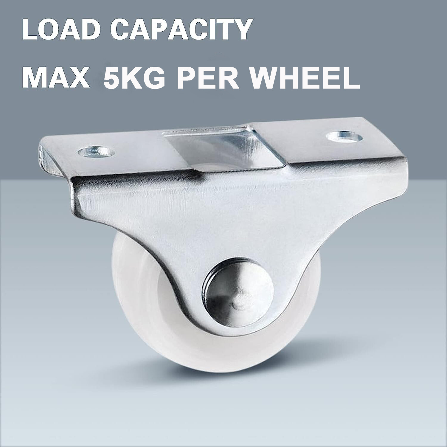 12 Pcs Fixed Castor Wheels for Furniture Cabinet Small Casters Non ...