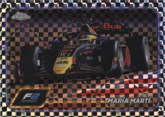 2024 Topps Chrome Formula 1 - F2 Cars Josep Maria Marti #114 Checker ...