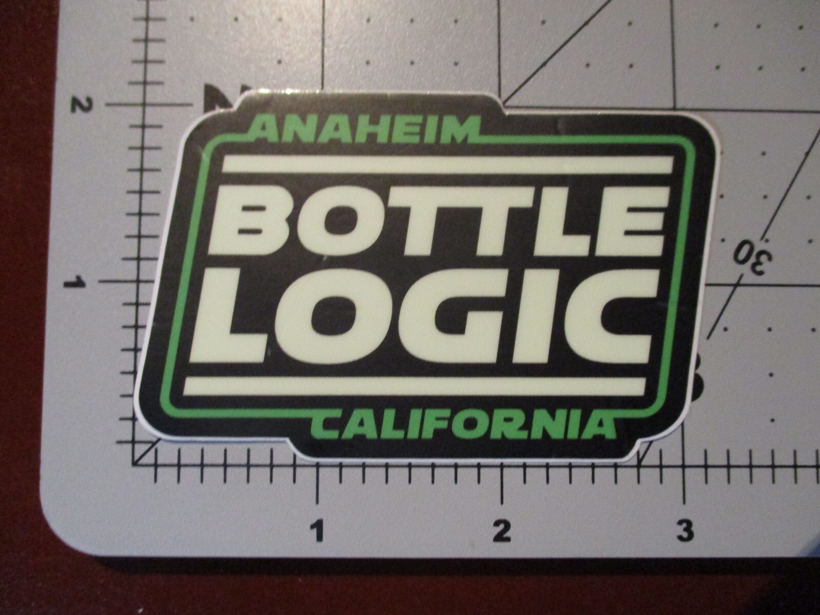 BOTTLE LOGIC california ges fundamental STICKER decal craft beer ...