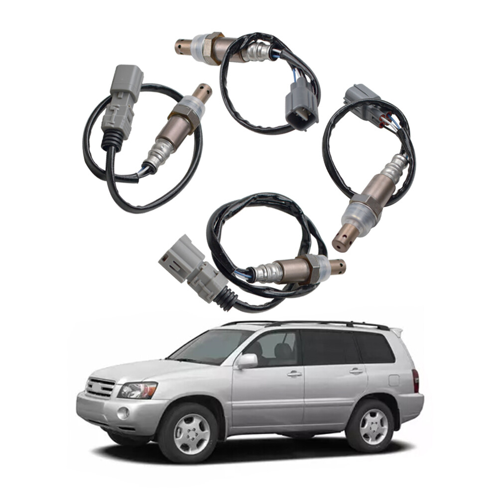 4PCS Up+Downstream Oxygen O2 Sensors For 2004-2005 Toyota Highlander V6 ...