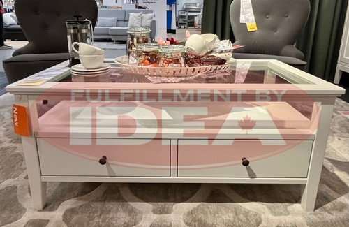 Brand New IKEA IDANAS White Coffee Table 107X55 Cm (42 1/8X21 5/8 ...