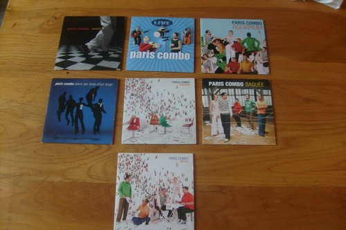 Paris Combo 1CD Album Promo "Motifs" + 6CD Single Promo "Aquarium/Live ...