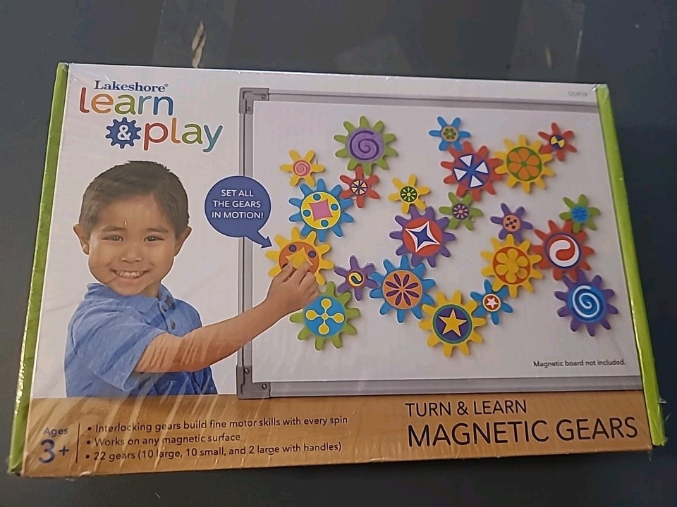 Lakeshore Learn And Play Magnetic Gears | eBay