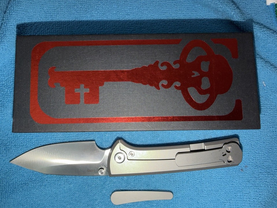 Chaves Ultramar Scapegoat Street Knife Satin M390 Steel w/Titanium ...