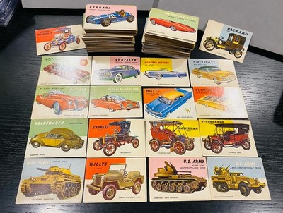 1954 TOPPS WORLD ON WHEELS 175 Assorted Lower Grade Cards | eBay