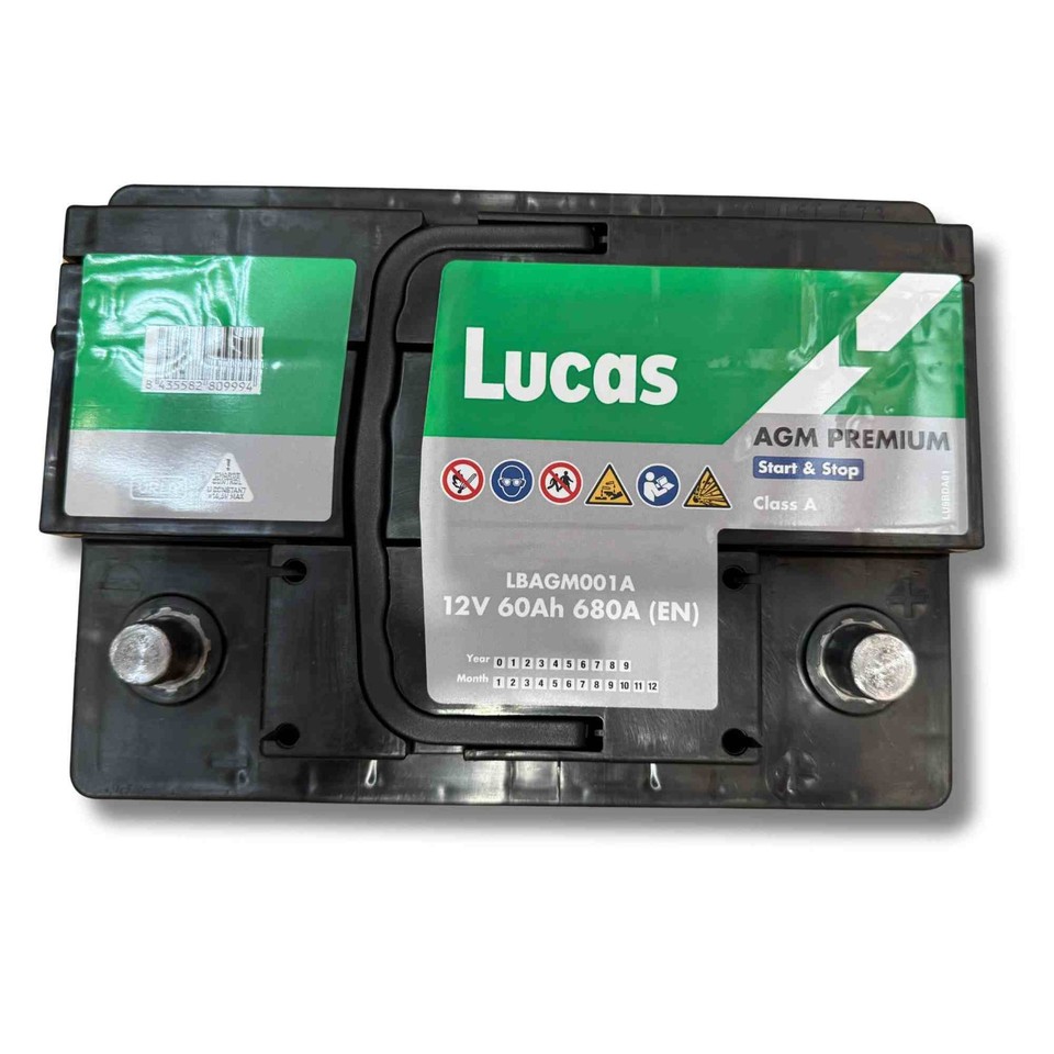 Chevy Volt Lucas AGM Premium 12-Volt Battery, 2011-2019 | eBay