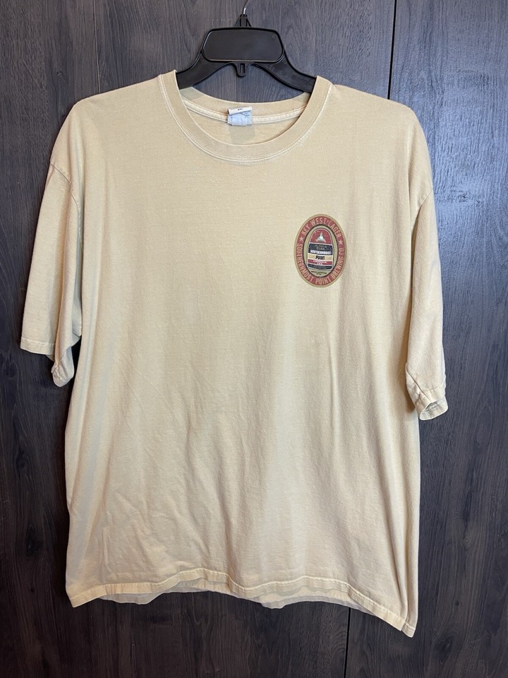Vintage Key West Lager Brewing Company Double Sided Adult 2XL Beige ...