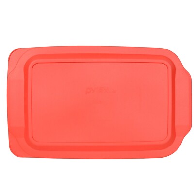 Pyrex 234-PC 4Qt Plastic Rectangular Red Replacement Lid Cover for ...