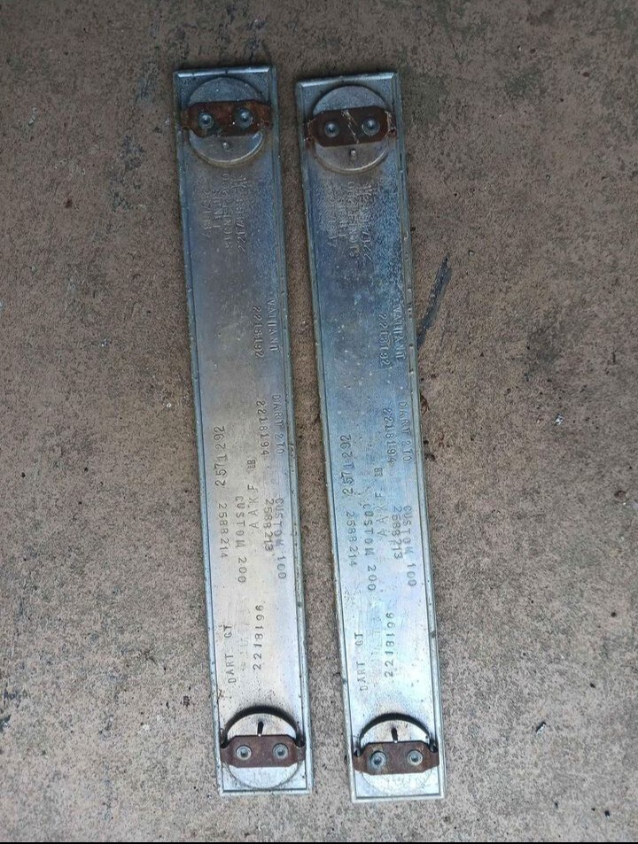 64-66 Plymouth Barracuda Mopar Door Emblems 340 318 440 Cuda 383 273 ...