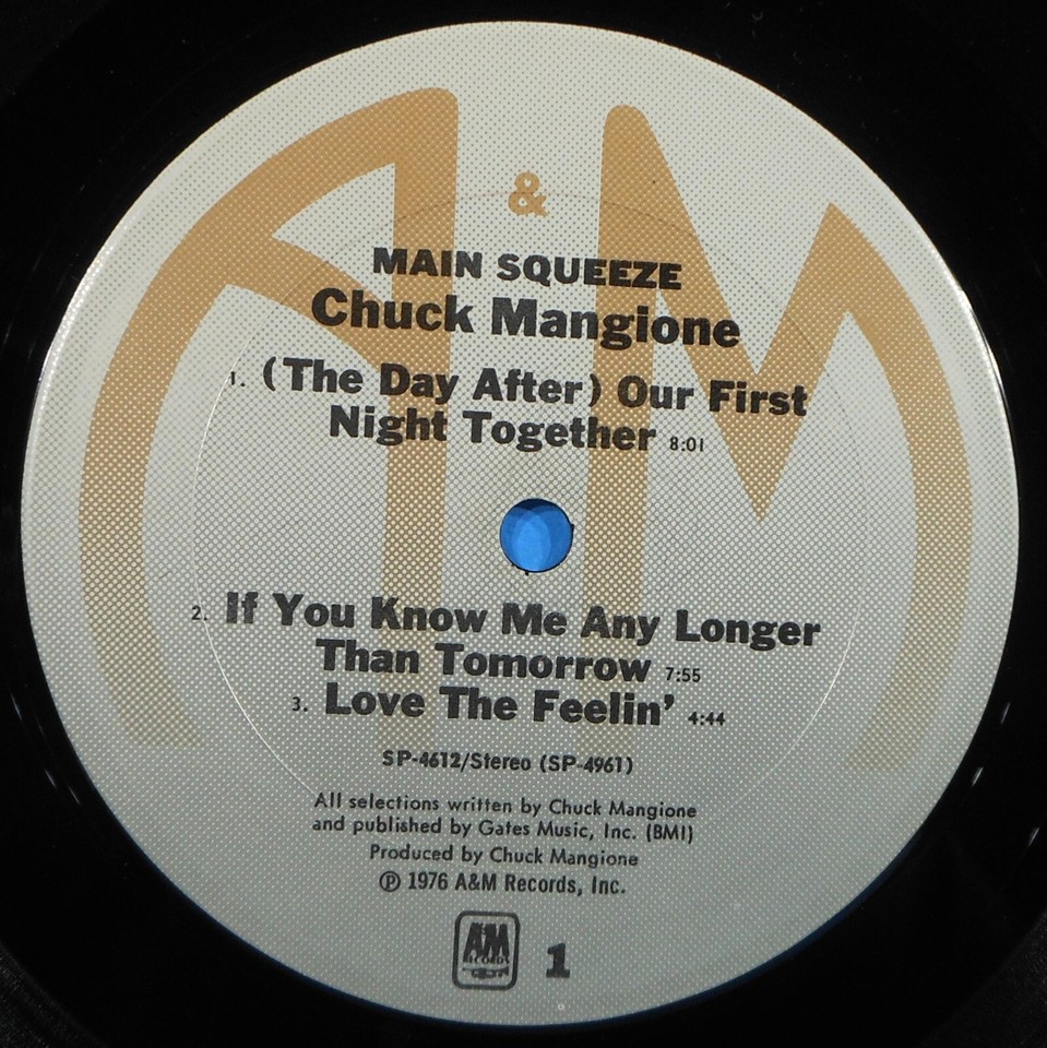 CHUCK MANGIONE MAIN SQUEEZE LP 1976 ORIGINAL PRESS GREAT CONDITION VG+ ...