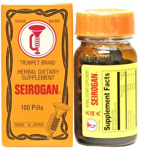 SEIROGAN Taiko Trumpet Brand Herbal Dietary Gastrointestinal 100 Pills ...
