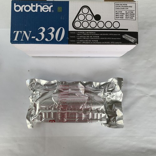 Genuine OEM Brother TN330 Black Toner Cartridge Series DCP MFC HL Open ...