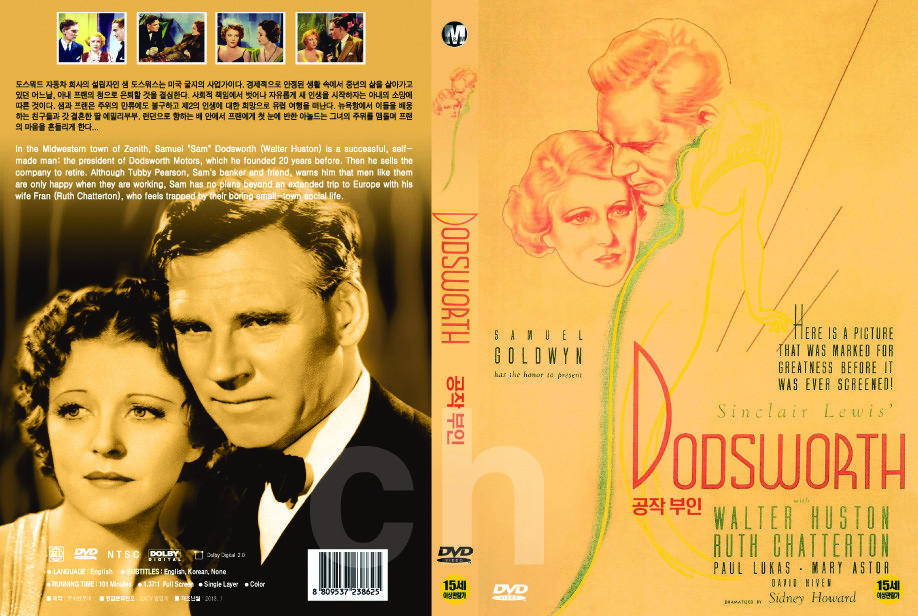 Dodsworth (1936) - William Wyler, Walter Huston, Ruth Chatterton DVD ...