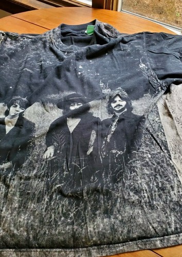 2005 The Beatles AOP Band T Shirt XL Y2K Reprint | eBay