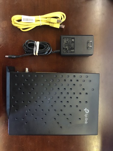 TP-LINK ARCHER CR500 Dual Band Modem Black Router With Power And ...