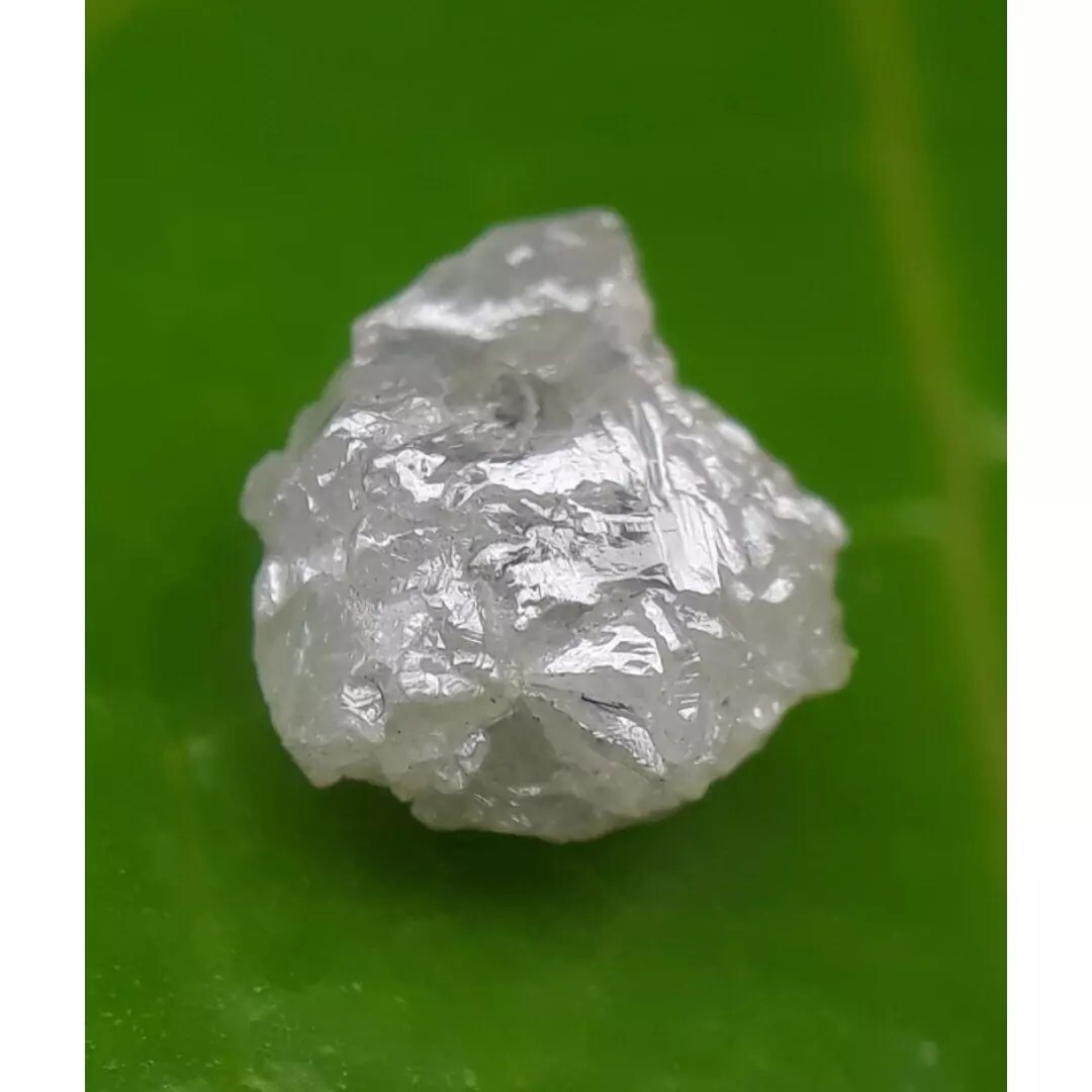 Natural Silver White Rough Diamond,1.30 Ct,Uncut Raw Diamond,Unique ...