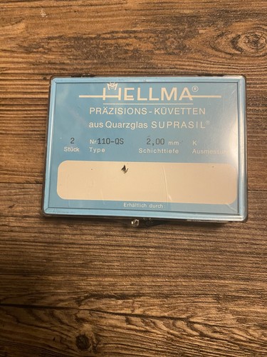 Hellma Präzisions Küvetten aus Quarzglas 2 Stück 110-QS. 2,00mm | eBay