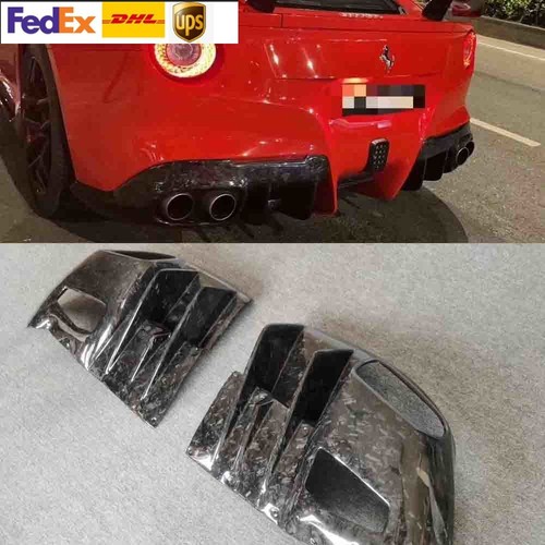 Forge Carbon Fiber Rear Bumper Lip Splitter Diffuser For Ferrari F12 ...