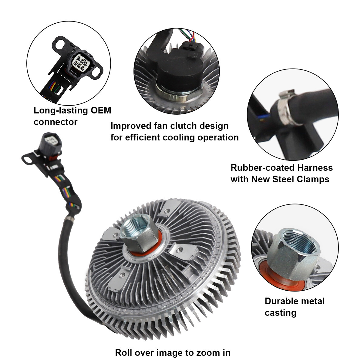 Electric Fan Clutch for 2010-13 DODGE RAM 6.7L Cummins Diesel ...
