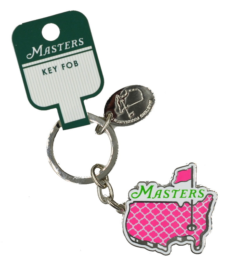 2018 MASTERS Metal MAP/FLAG Logo Keychain from AUGUSTA NATIONAL | eBay