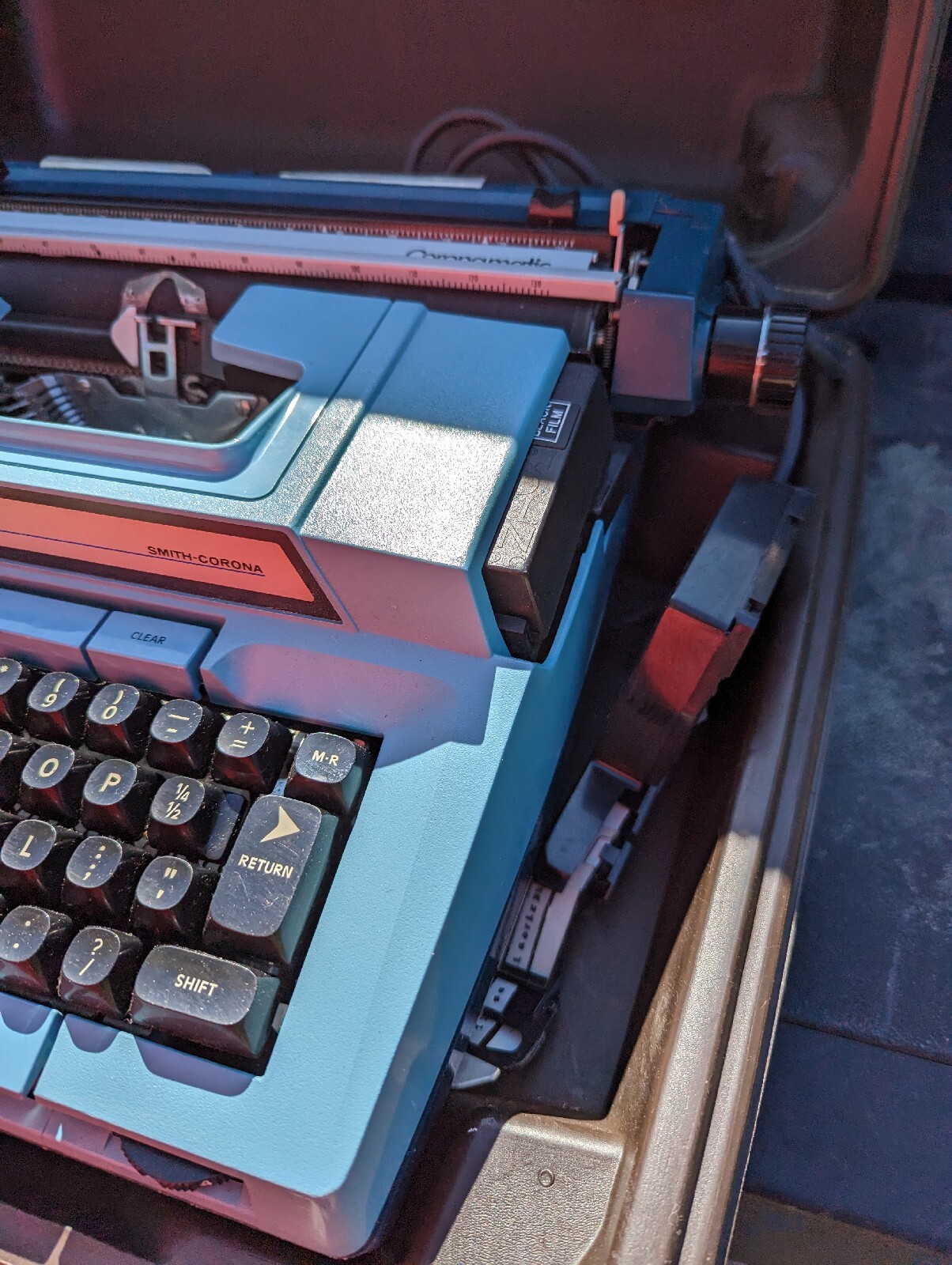 Smith Corona Coronet XL Blue Electric Typewriter w/ Case | eBay