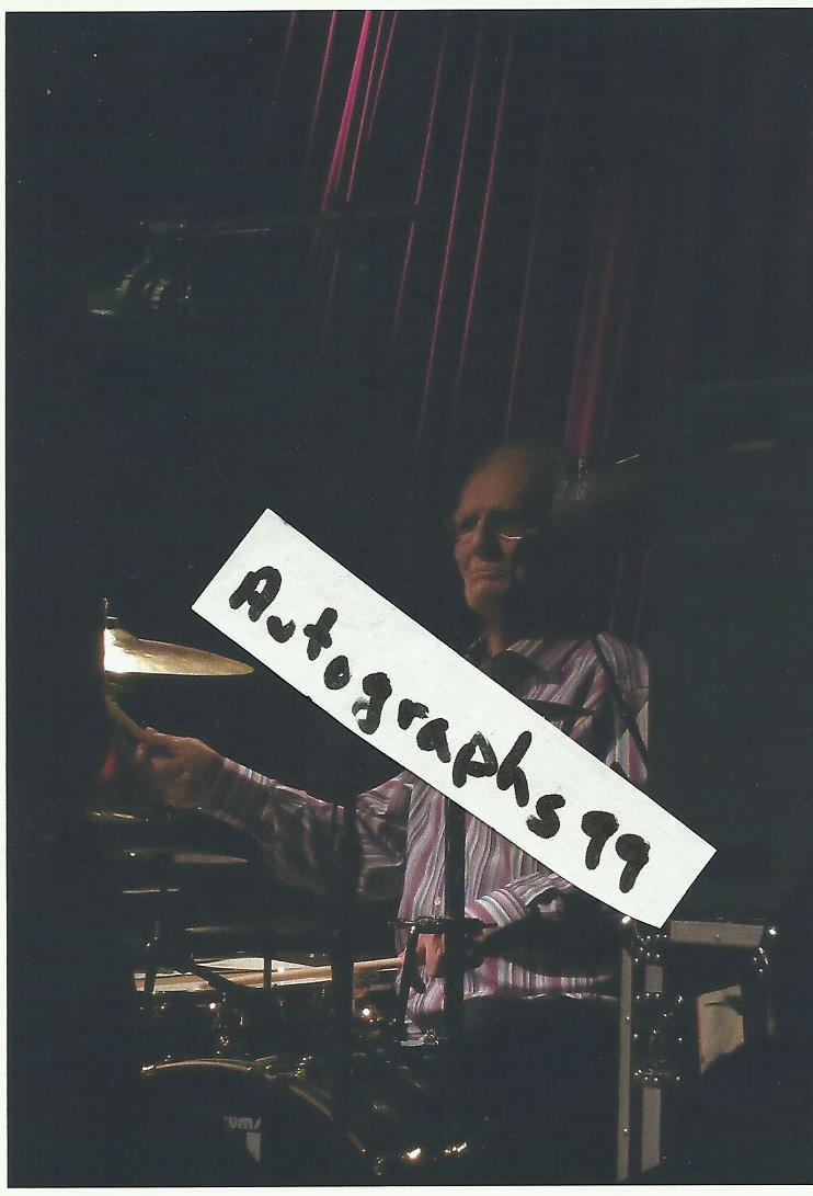 Ginger Baker signed drumhead ACOA + Proof! Cream autograph in person ...