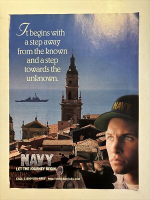 1998 US NAVY Recruiting Enlistment Recruiting A Step Away Magazine ...