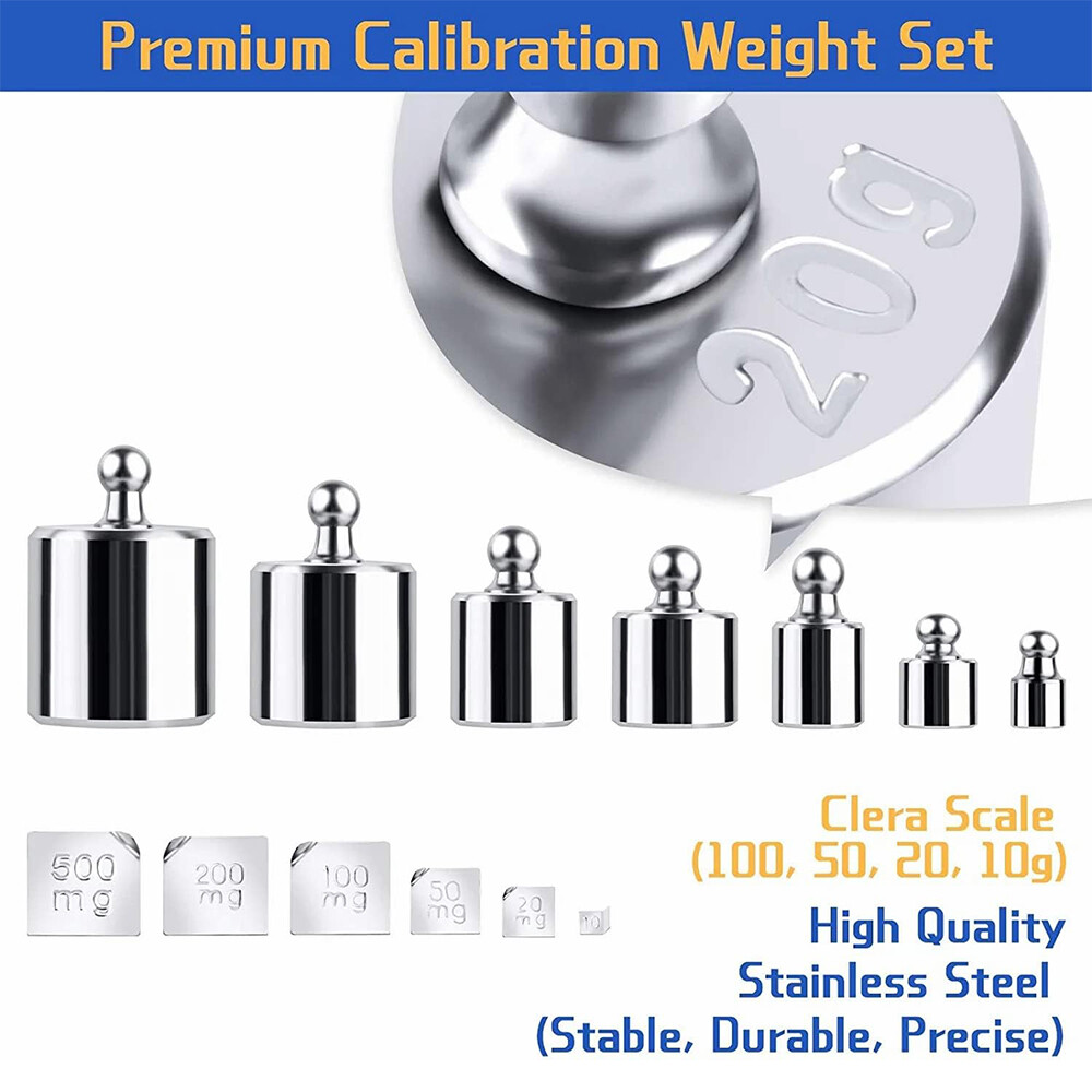 Calibration Weight Balance Scale Set Kit | Grelly UK