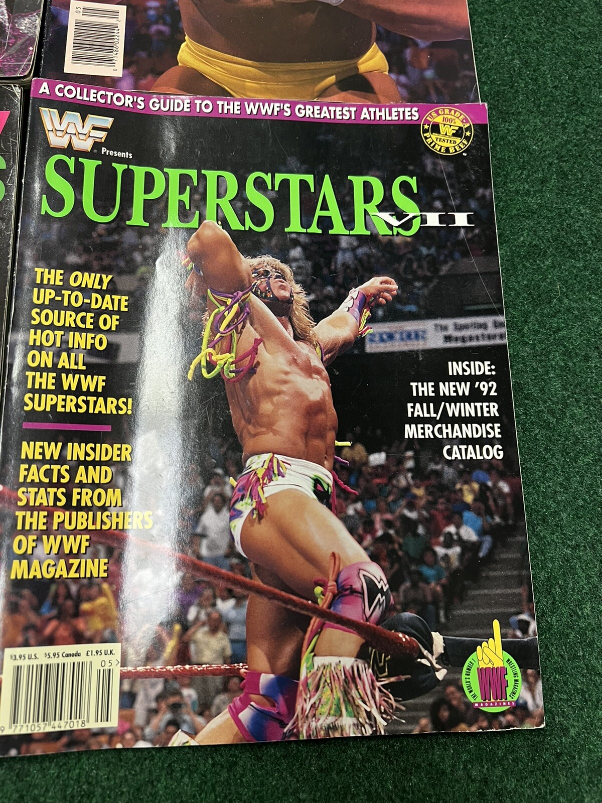 VINTAGE LOT OF (4) WWF SUPERSTARS WRESTLING MAGAZINES - ISSUES 3 4 5 ...