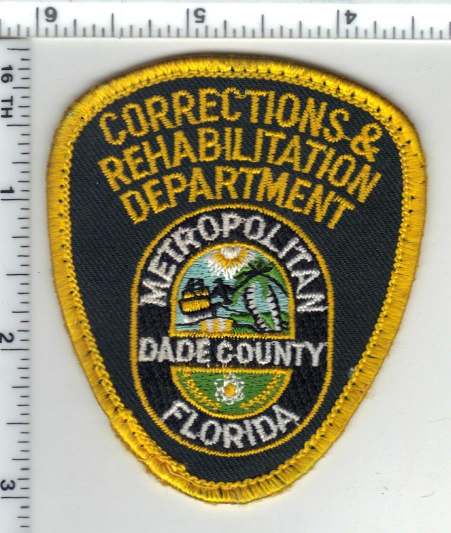 Metropolitan Dade County Corrections (Florida) Uniform Take-Off Cap/Hat ...