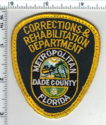 Metropolitan Dade County Corrections (Florida) Uniform Take-Off Cap/Hat ...