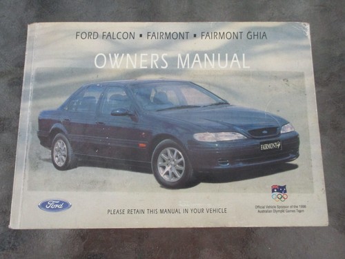 GENUINE EF FALCON FAIRMONT OWNERS HANDBOOK MANUAL PRINT 5 MAY 1995 ...