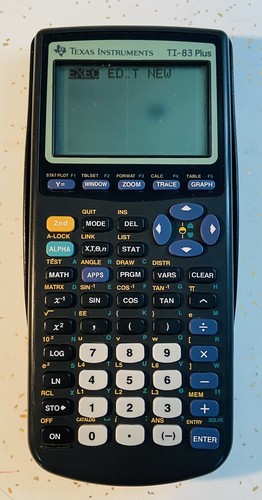 Texas Instrument TI 83 Graphing Calculator - W Cover - Tested - Works ...