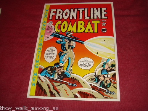 EC COMICS COVERS ART PRINT Frontline Combat #4 | eBay