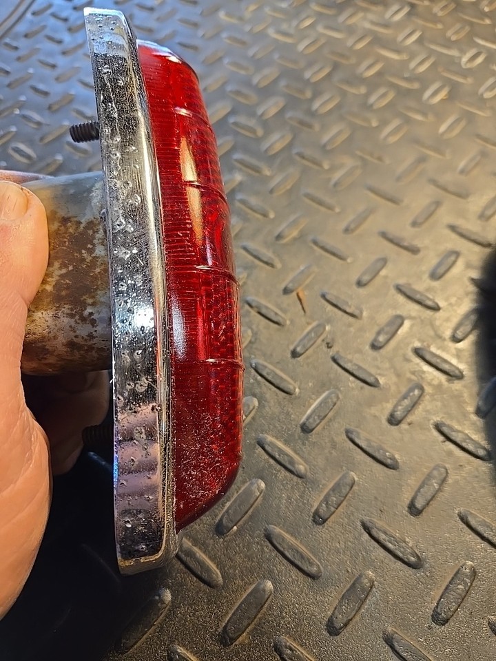 Pair 1949-1950 Ford Tail Lights OEM Lamp Turn Shoebox Left Right Brake ...