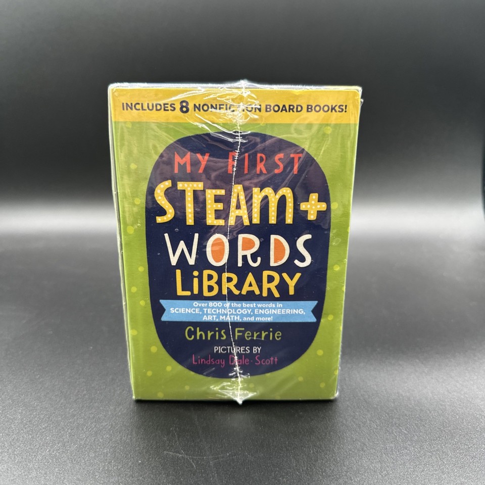 My First Steam Words Library 8 Book Set AUTHOR CHRIS FERRIE Sealed ...