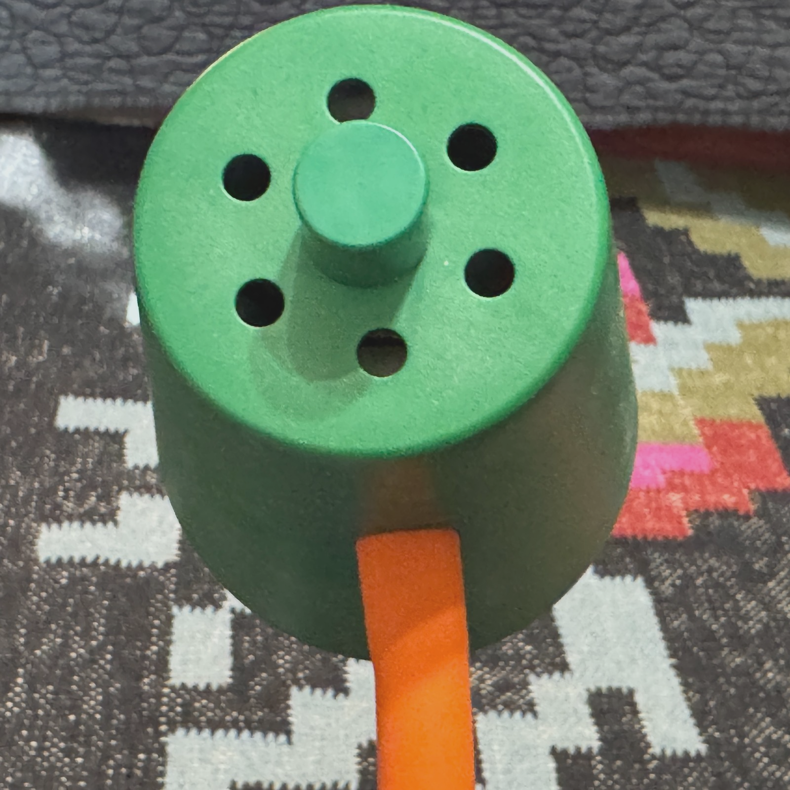 Room Essentials™ Task Table Lamp, Green/Blue/Orange Color Block | eBay
