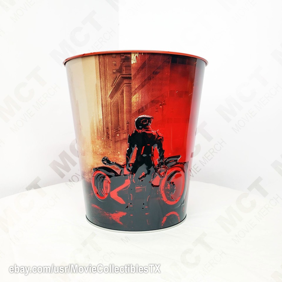 Tron Ares LED Popcorn Bucket Tin Bucket & Double Wall Cup Combo AMC ...